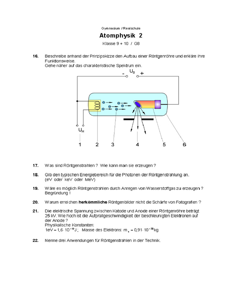 Atomphysik 2_Klasse 9-10 Energie 16-22 | PDF