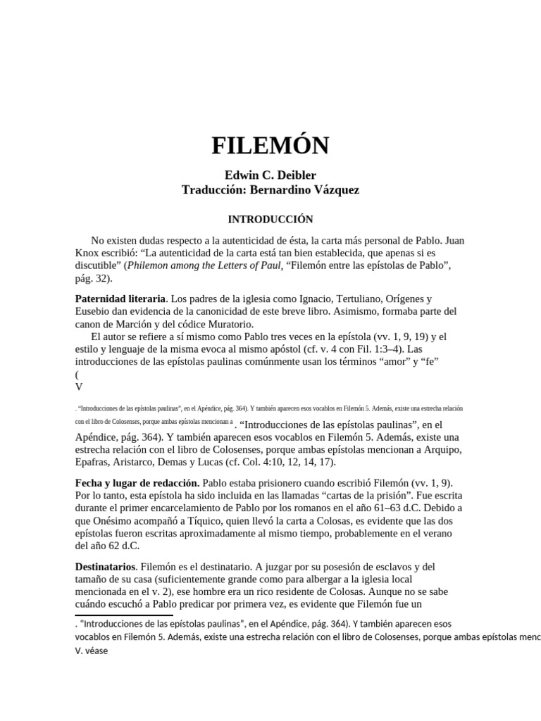 Filemón | PDF