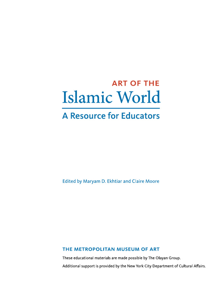Art of The Islamic World A Resource For Educators | PDF