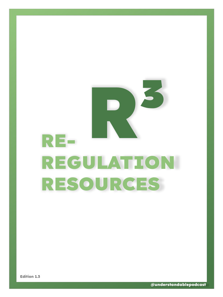 Re Regulation Resourcese1.3 | PDF