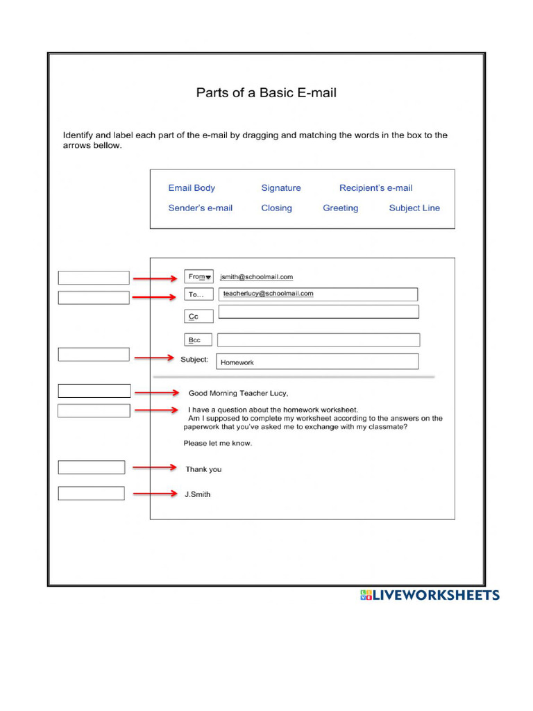 Parts of An Email | PDF