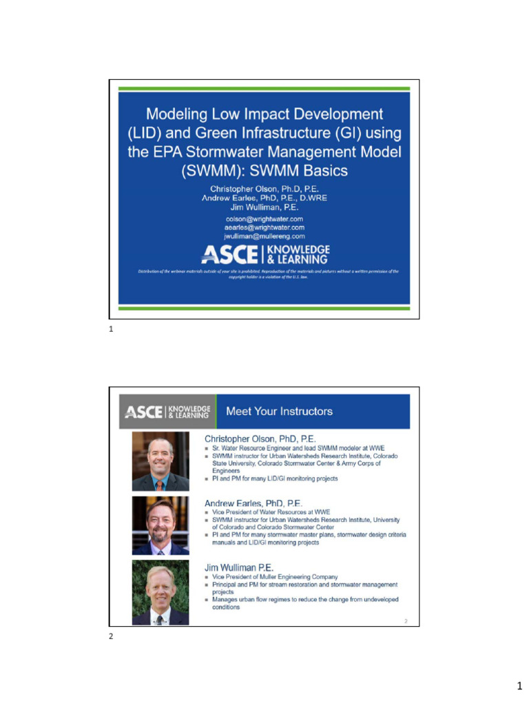 Pages From 6007ModelingLID and GI - SWMM Basics | PDF | Home & Garden