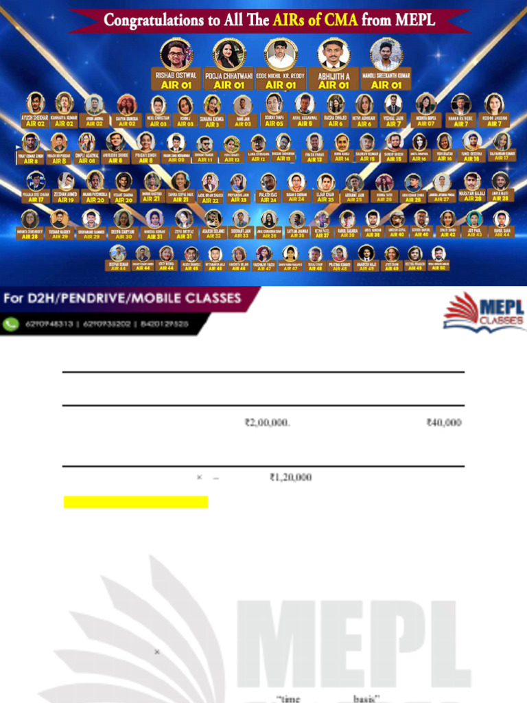 Cma Final Sfm PDF | PDF