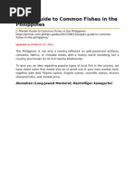 Pakol Fish: Characteristics and Habitat | PDF