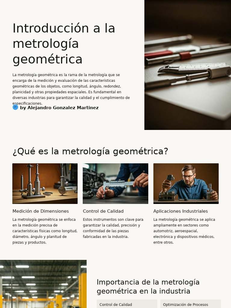 2 Clasificación de Instrumentos para Mediciones Geométricas | PDF