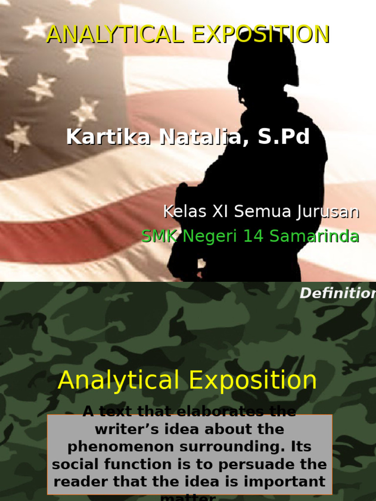 Analytical Exposition | PDF