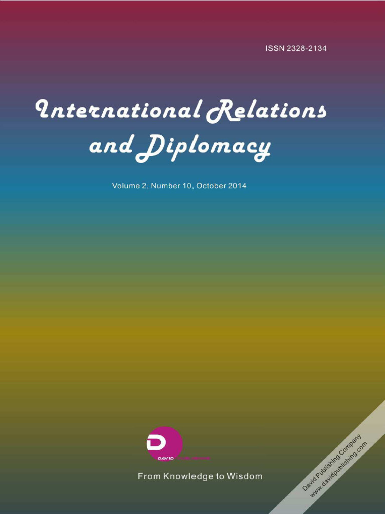 International Relations and Diplomacy IS | PDF | Science | Social Science
