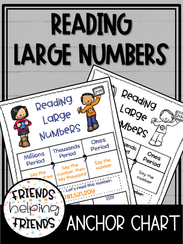 Reading Large Numbers: Helping | PDF | Computing