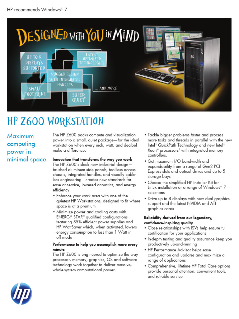 Datasheet z600 | PDF