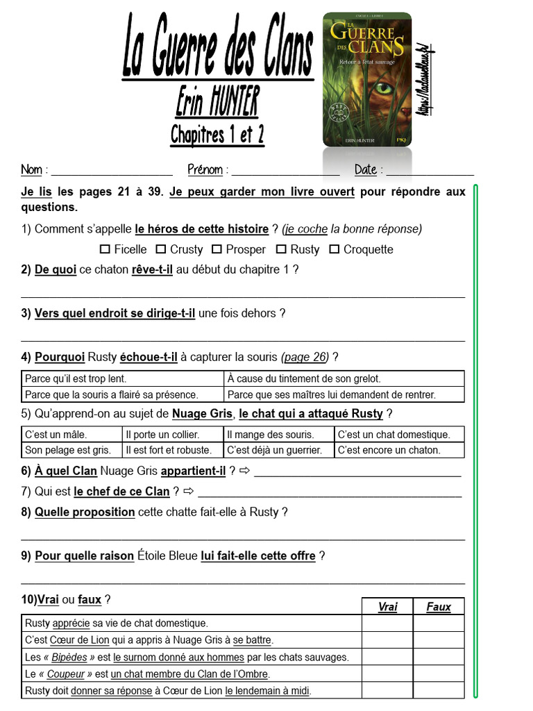 Les Fiches de Lecture | PDF