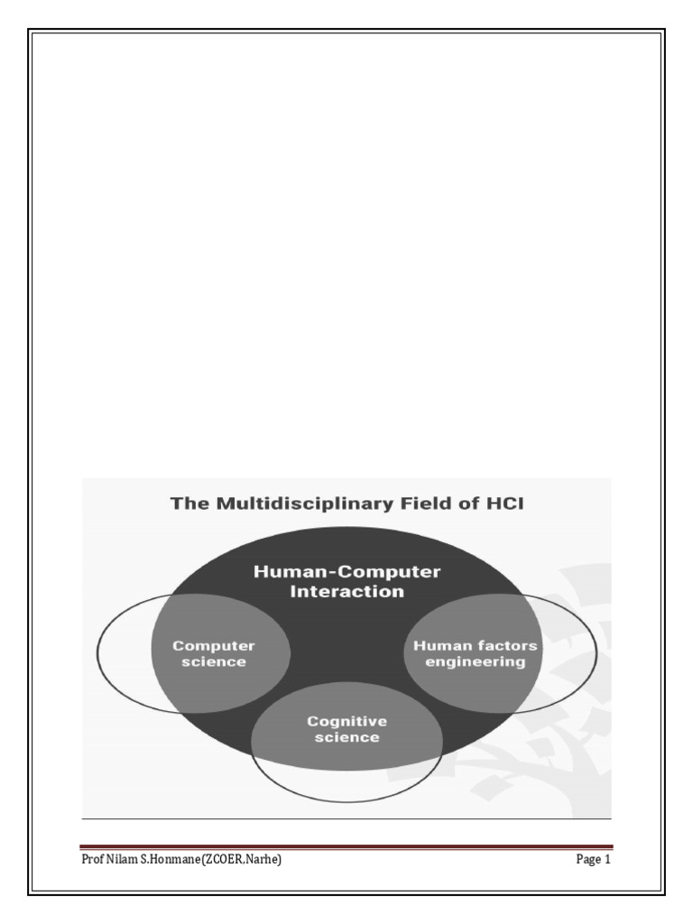 Unit1 HCI | PDF