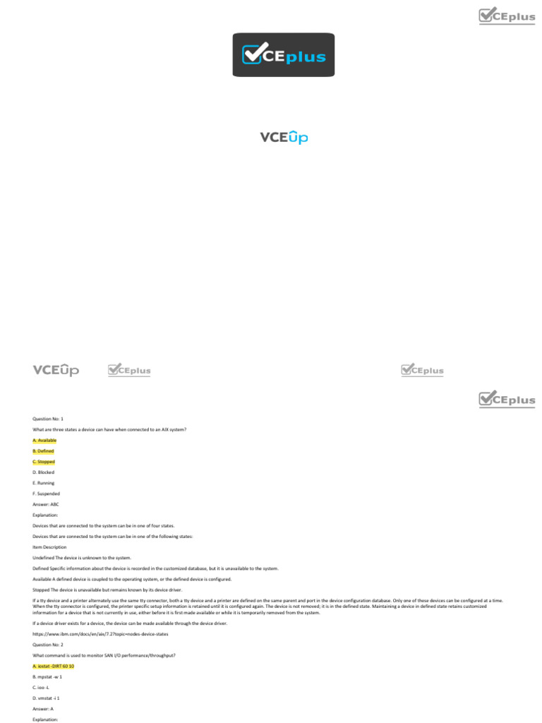 AIX Admin | PDF