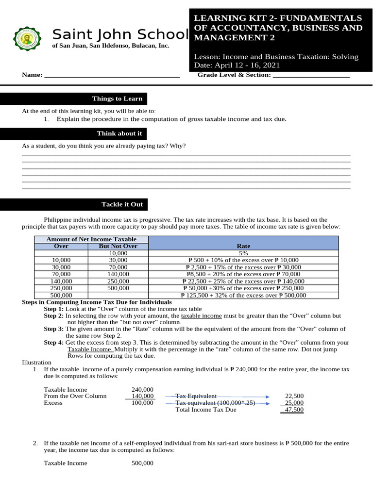 ABM 2 LK April | PDF