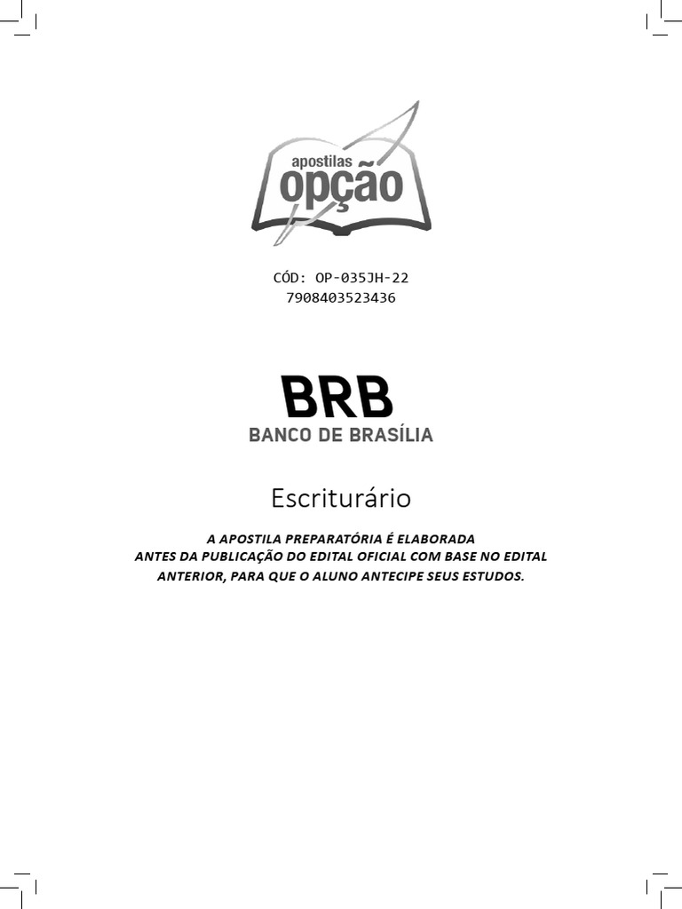 Op 035jh 22 Prep BRB Escriturario | PDF