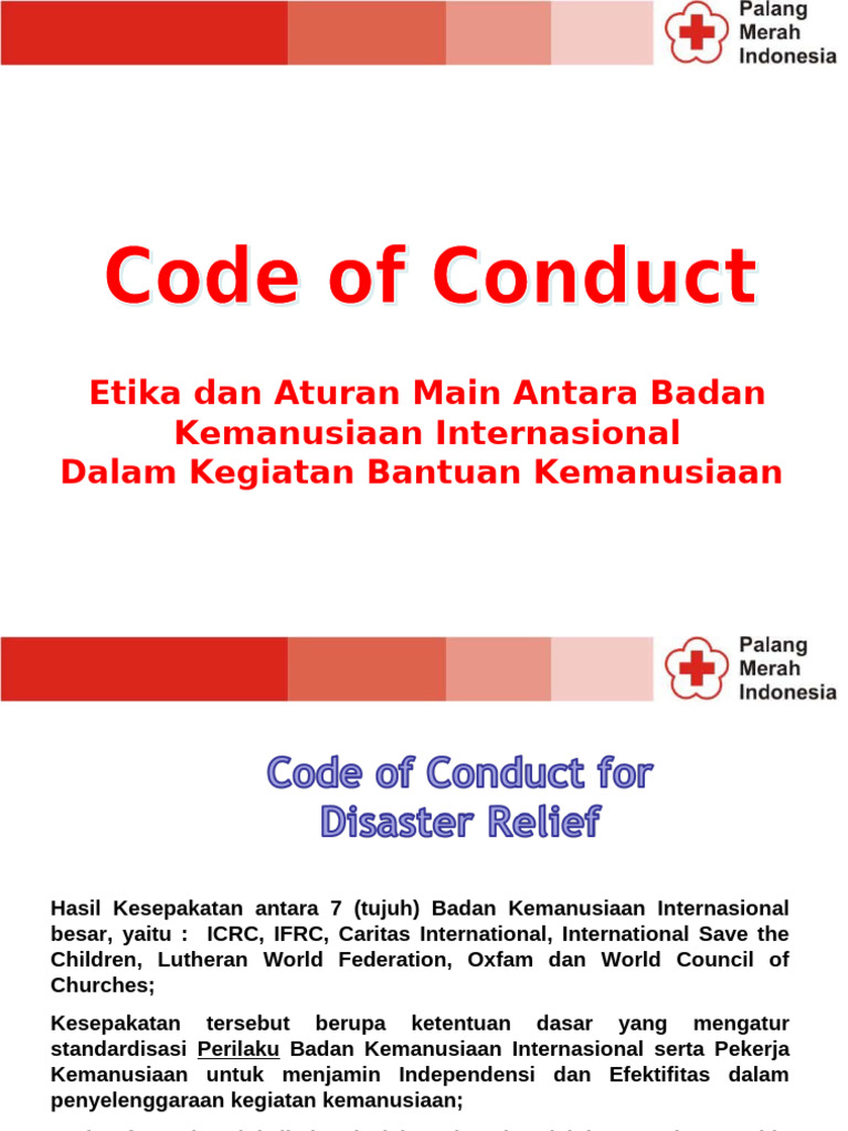 Code of Conduct | PDF