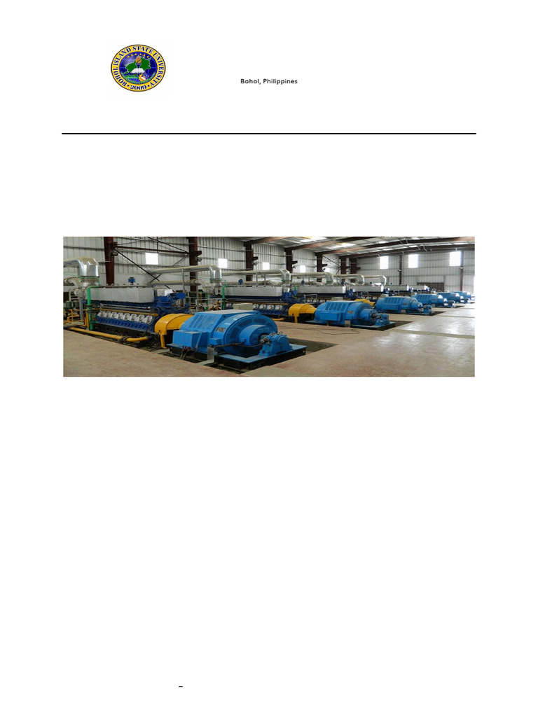 Diesel Electric Power Plant | PDF