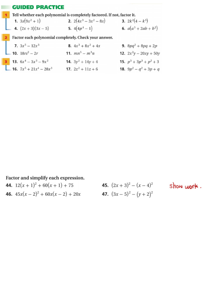 Alg 1 Chapter 8 | PDF