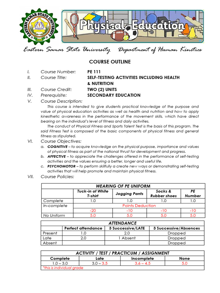 Module 1 Physical Education A Concern For Life | PDF