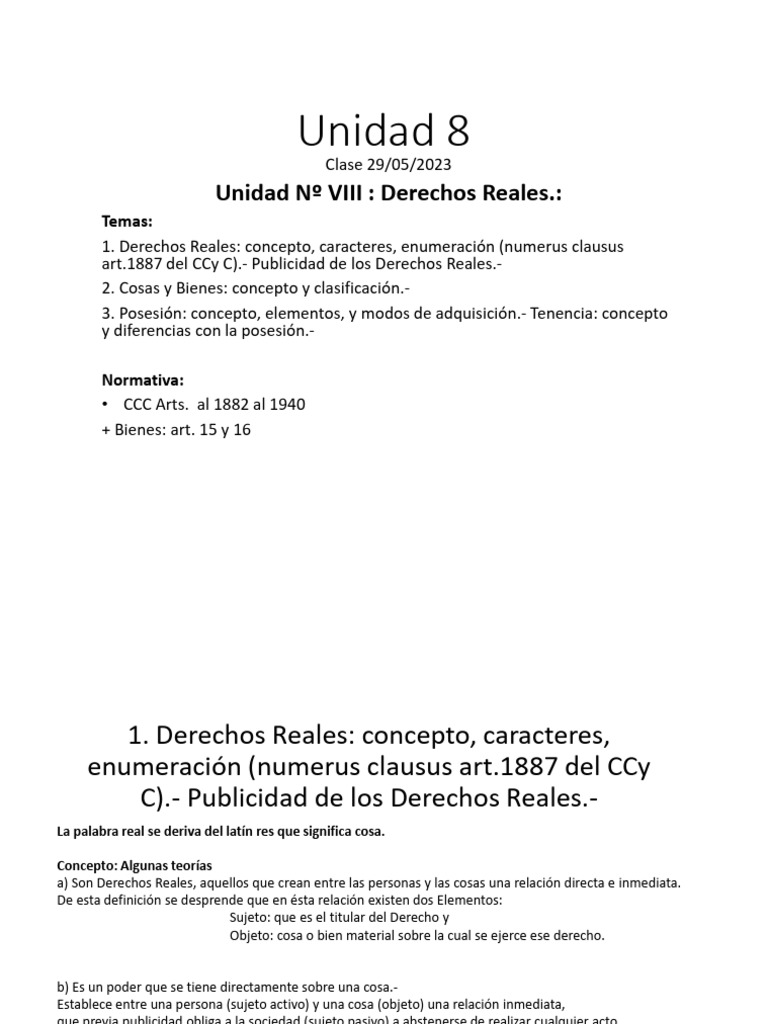 PDF Clase U 8.1 | PDF