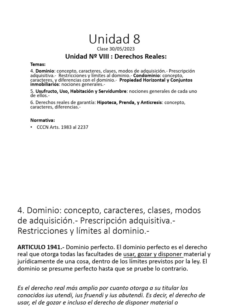 PDF Clase U 8.2 | PDF