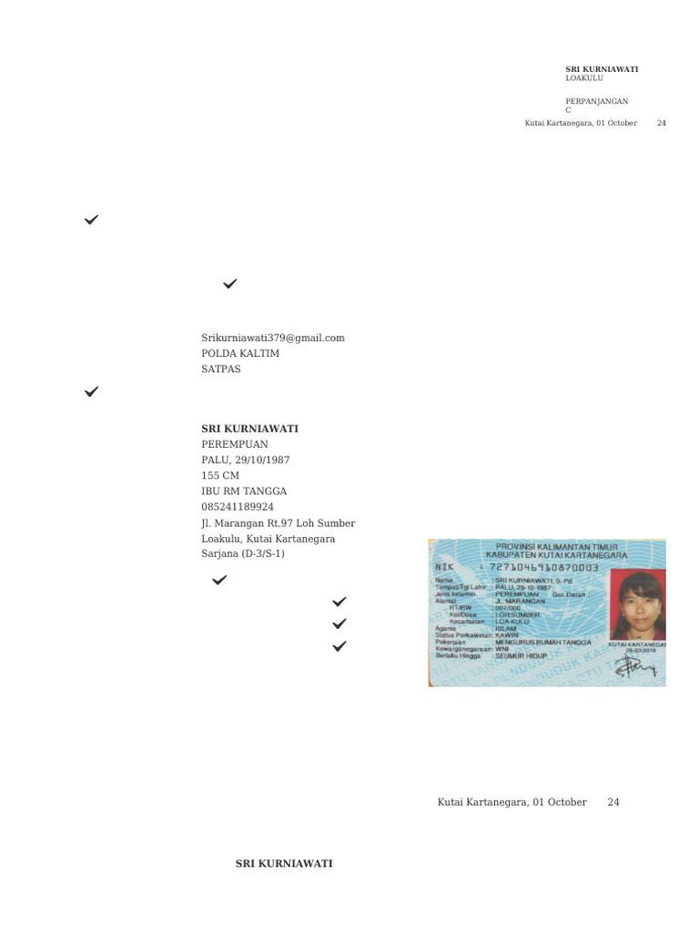 Formulir SIM | PDF