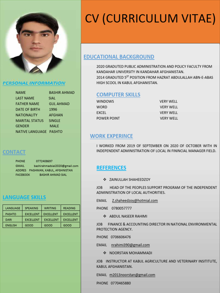 Bashir Ahmad CV1 | PDF