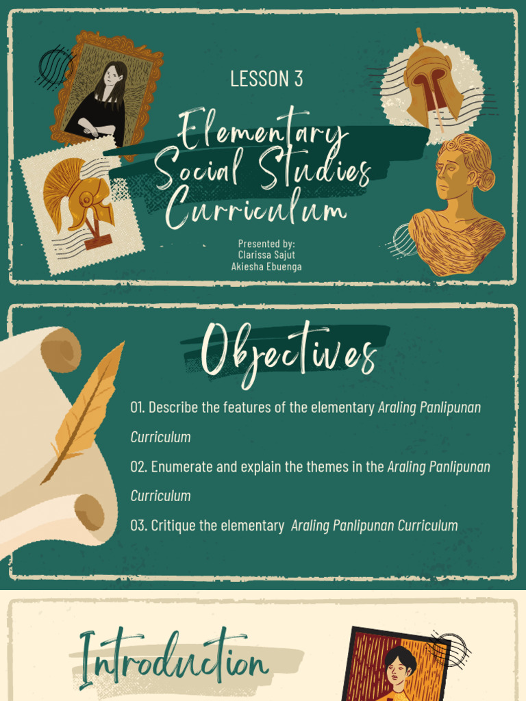 Elementary Social Studies and Curriculum | PDF | Curriculum | Wellness