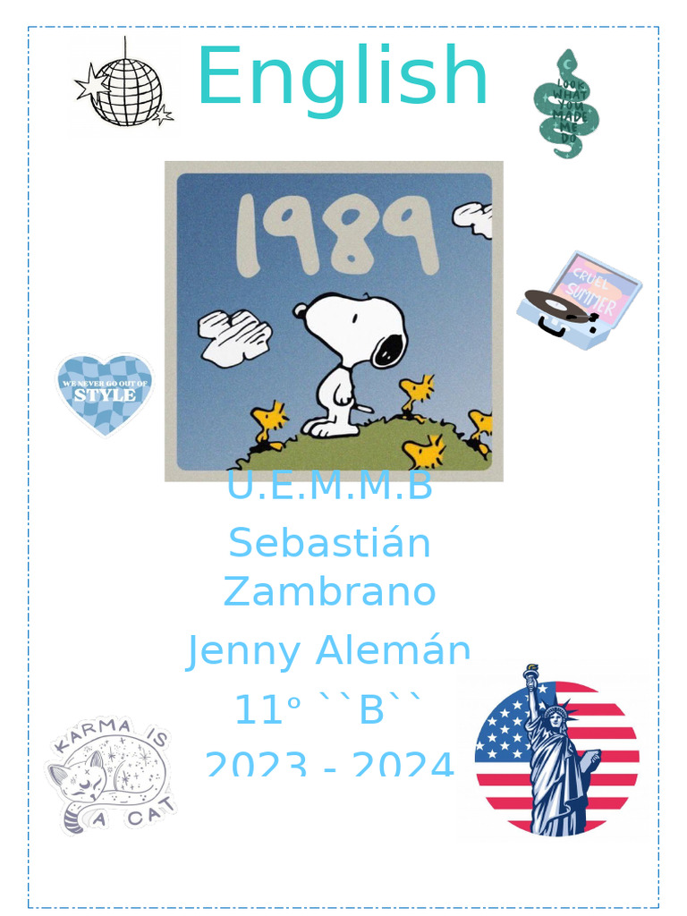 Caratula English Aestetic | PDF