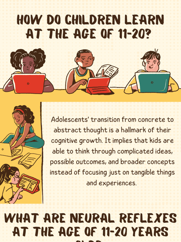 How Do Children Learn at The Age of 11-20 | PDF | Wellness | Science ...