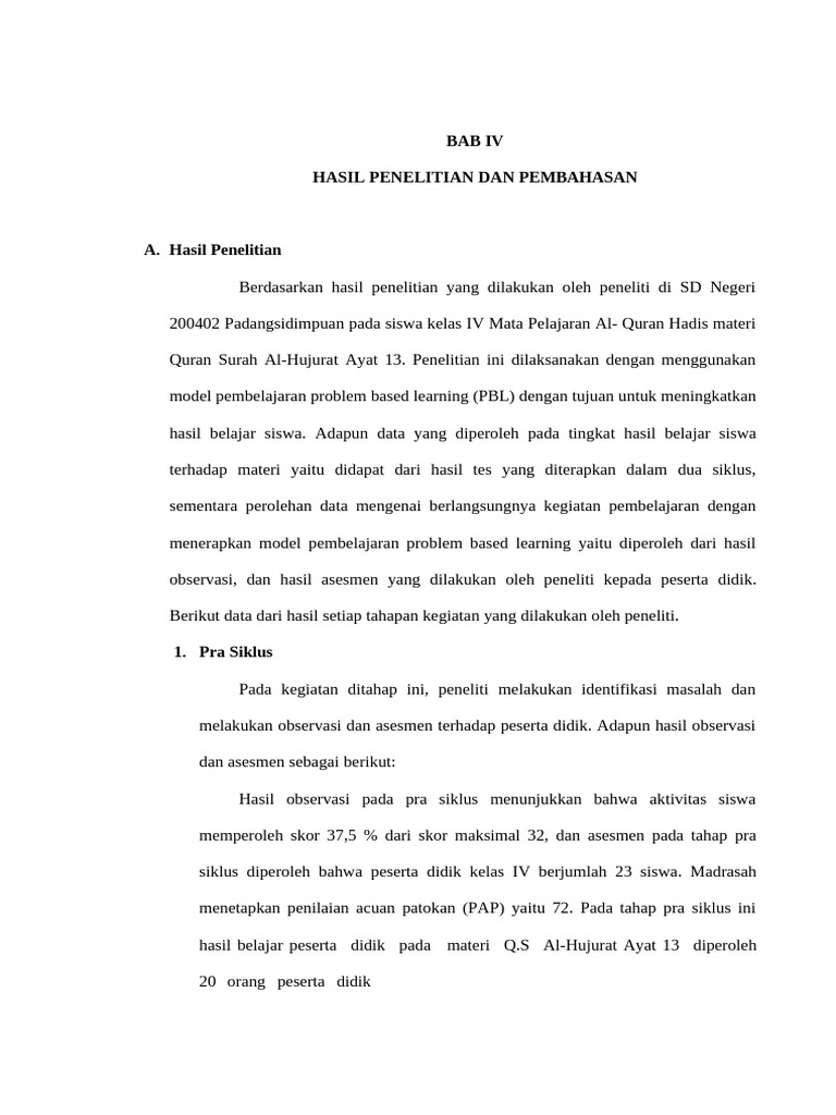 Bab Iv PTK | PDF