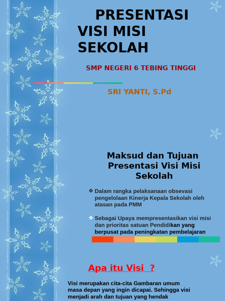Presentasi Observasi Visi Dan Misi | PDF