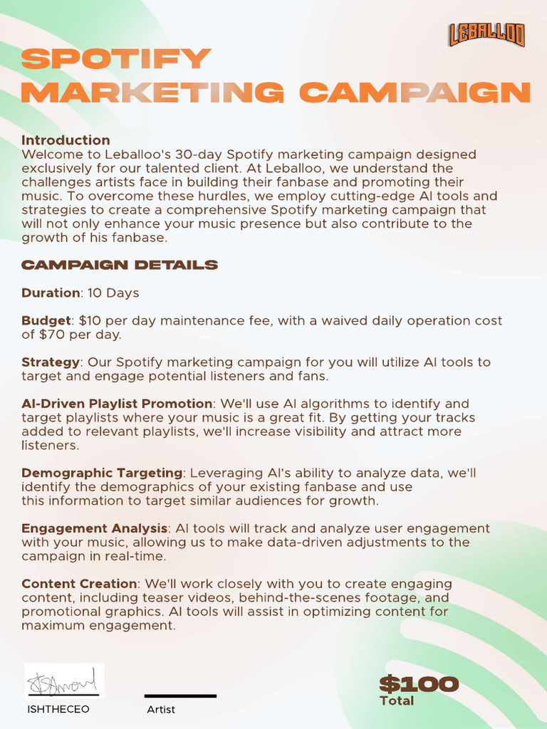 10 days campaign contract 2 | PDF