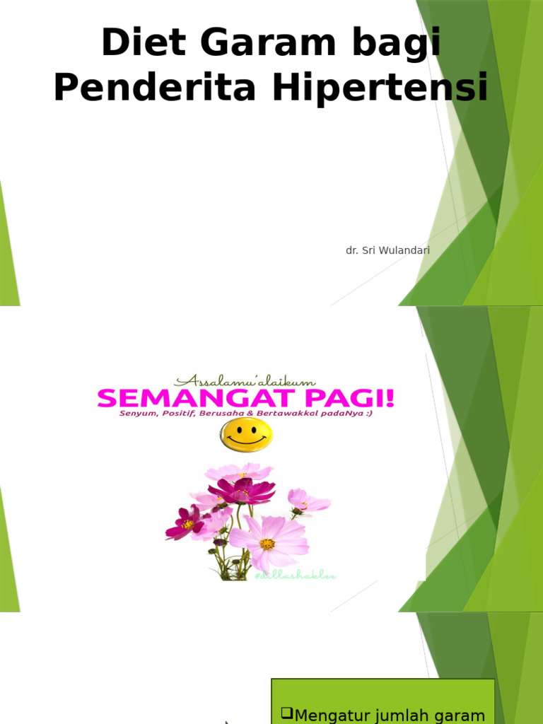 Diet Garam Bagi PX HT | PDF
