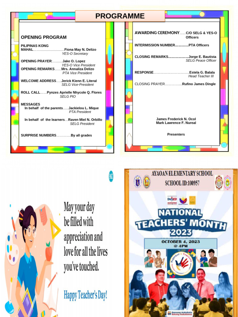 Teachers Day | PDF