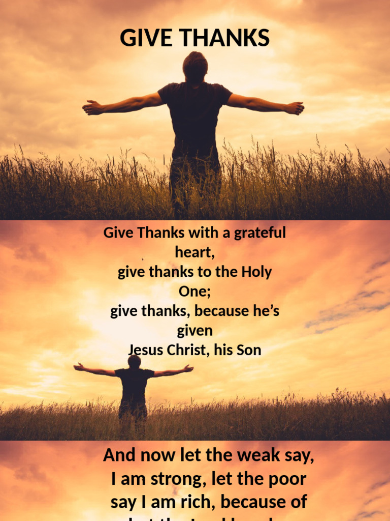 Give Thanks | PDF