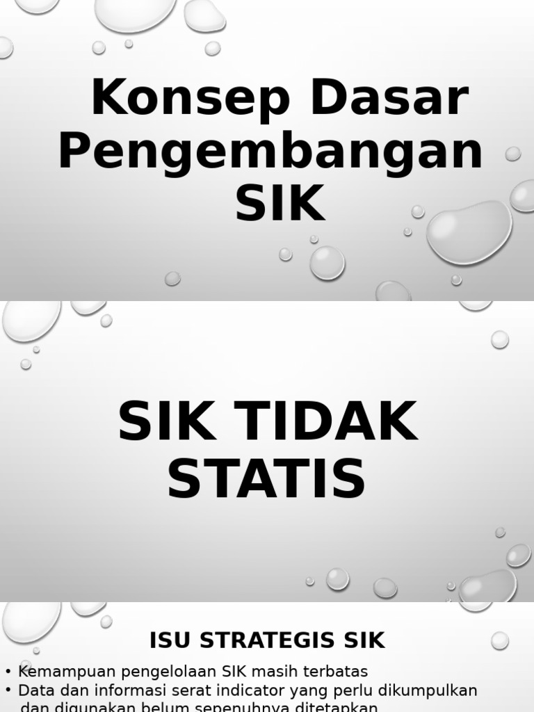 Pengembangan SIK | PDF