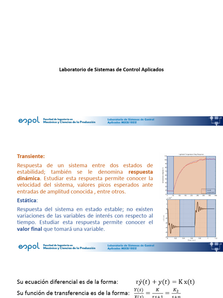 Presentación 3 - Análisis Transiente de Sistemas Dinámicos | PDF