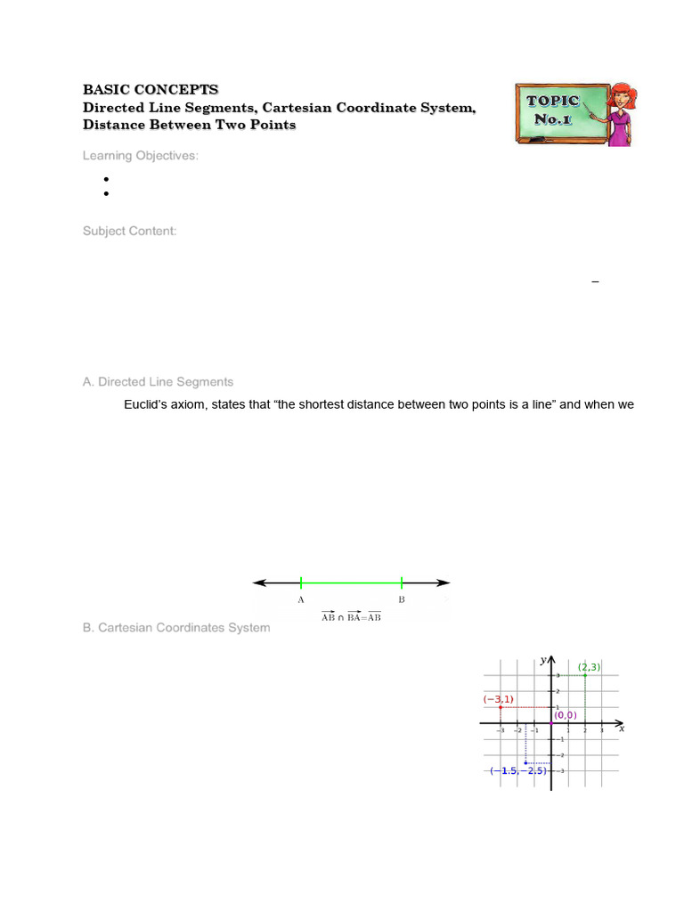 Prelim Topics 1 11 Calculus I With Analytic Geometry Pdf Cartesian Coordinate System Line
