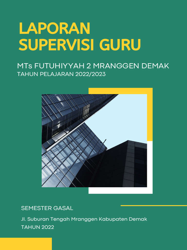 Cover Laporan Supervisi | PDF