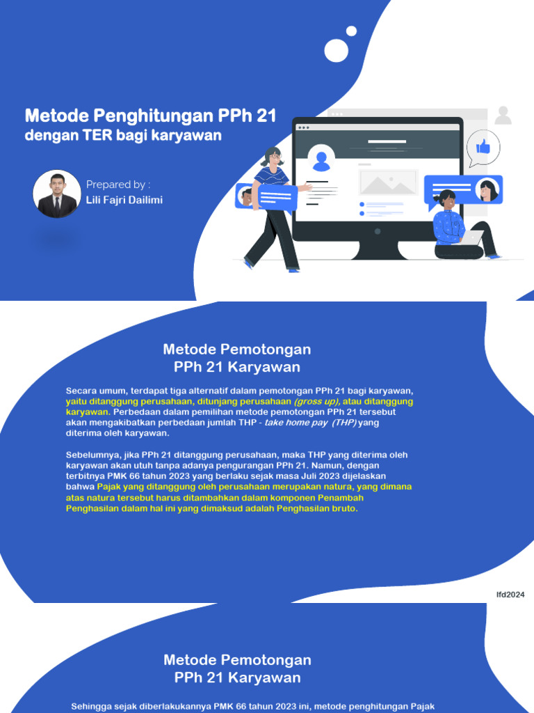 Metode Penghitungan PPH Pasal 21 Dengan TER Bagi Karyawan | PDF | Teknologi & Rekayasa