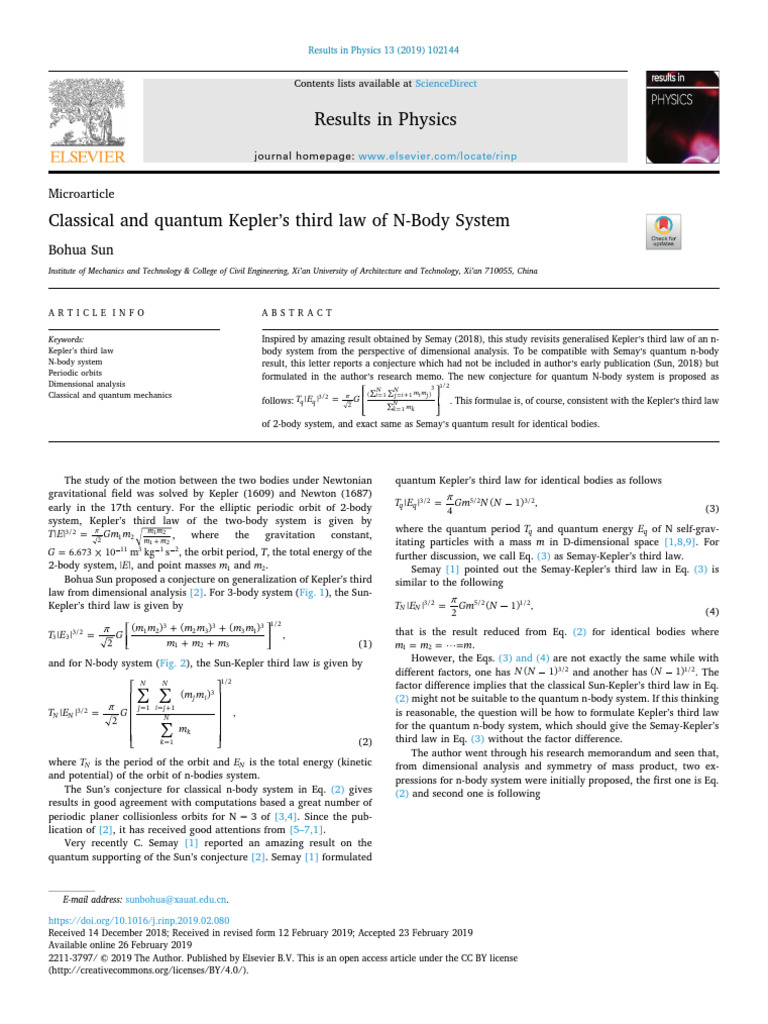 Classical-and-quantum-Kepler-s-third-law-of-N-Body-Sys_2019_Results-in-Physi | PDF