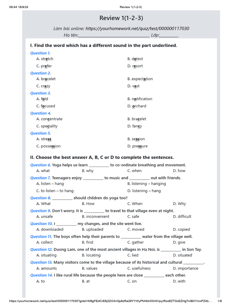 Review 1 (1-2-3) | PDF