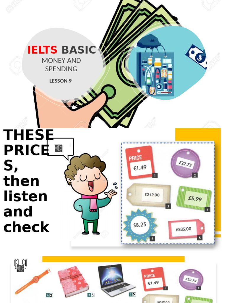 IELTS Lessons. Basic. Lesson 9. Money and Spending | PDF