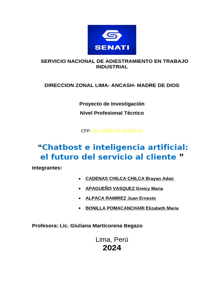 Formato Entregable 1 | PDF