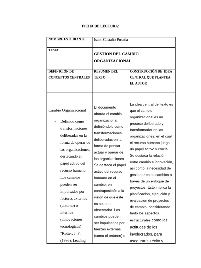 Copia de Ficha de Lectura - Isaac Castaño | PDF