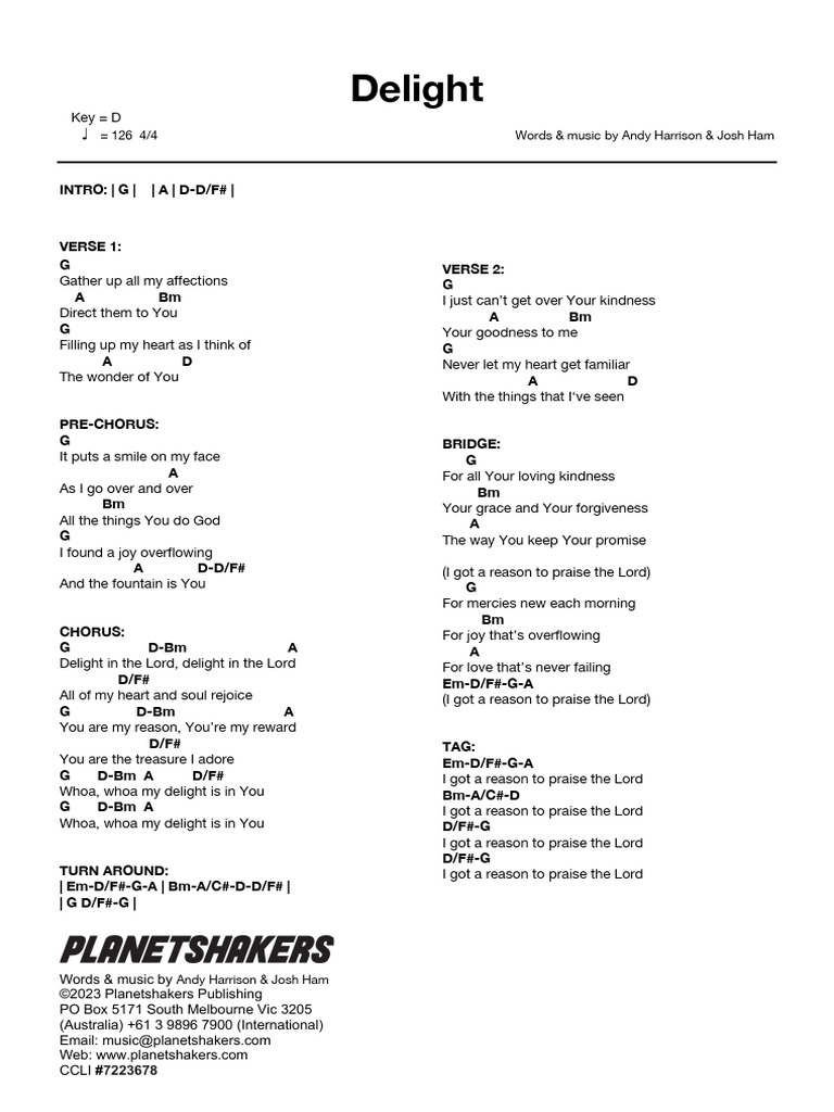 Delight (Chart) | PDF