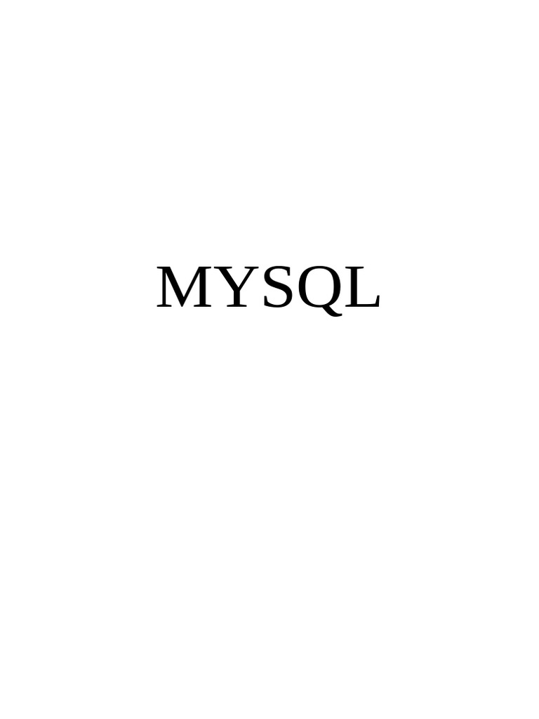 MYSQL PRACTICAL FILE (3) | PDF