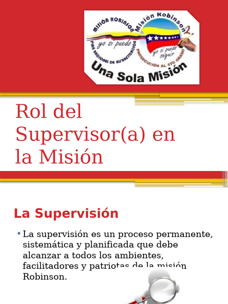 Rol de Supervisor | PDF