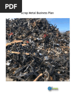 Scrap Metal Business Plan Example | PDF | Scrap | Marketing