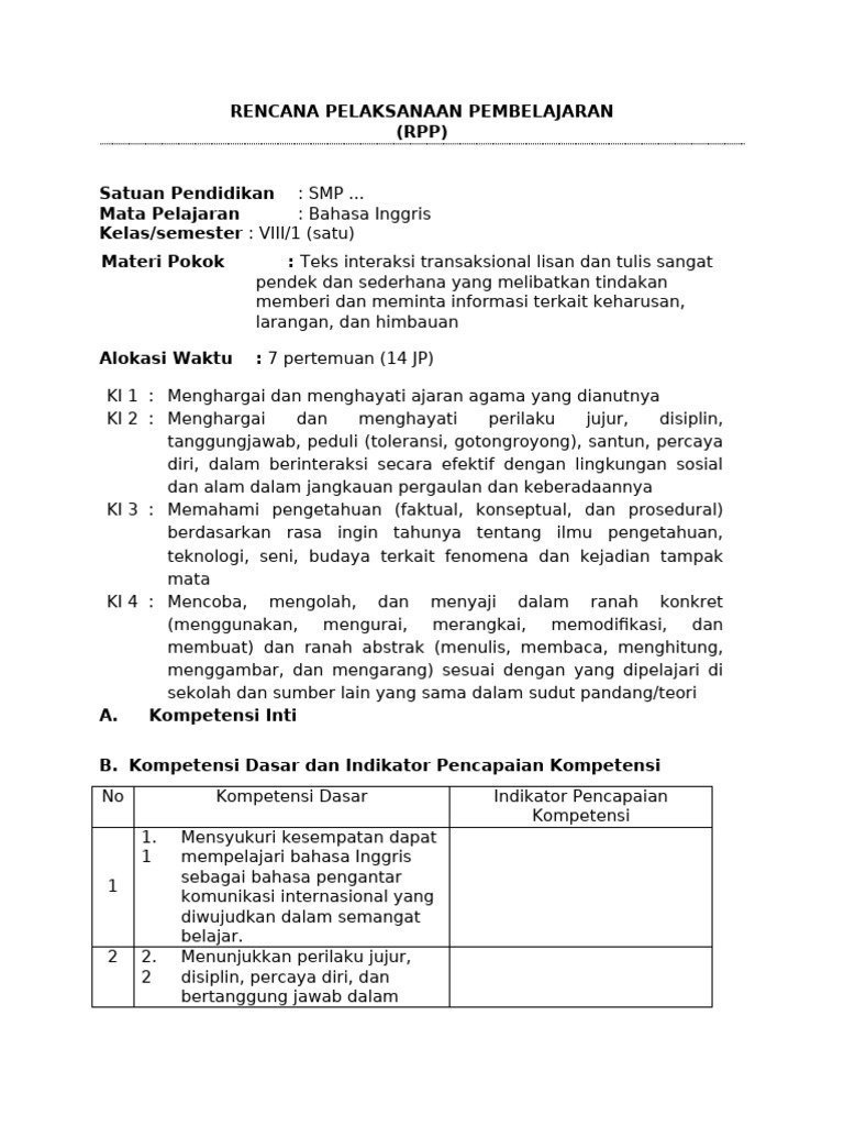 RPP Bright 2 Unit 5 | PDF
